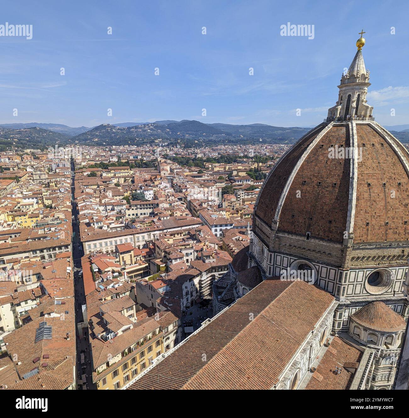 The giant cupola of the cathedral Santa Maria del Fiore in Florence ...
