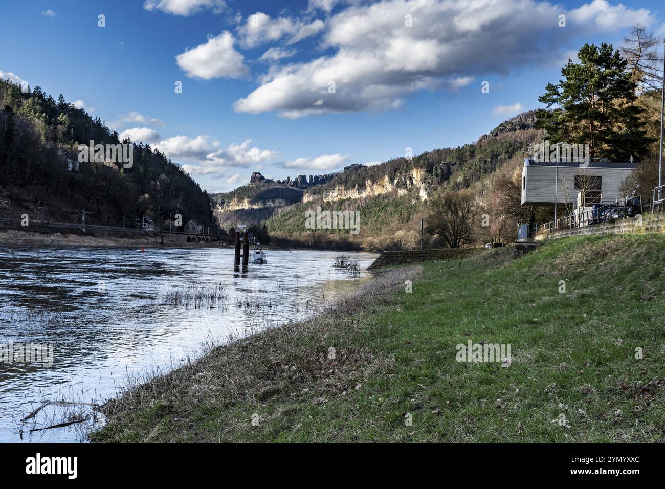 The Elbe near Schmilka in Saxon Switzerland 2 Stock Photo - Alamy