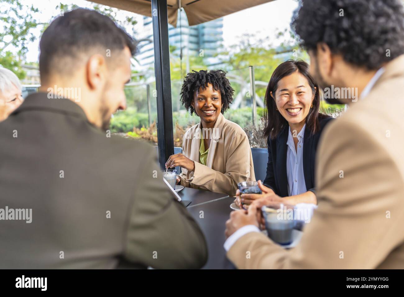 Group business people notebooks hi-res stock photography and images - Alamy