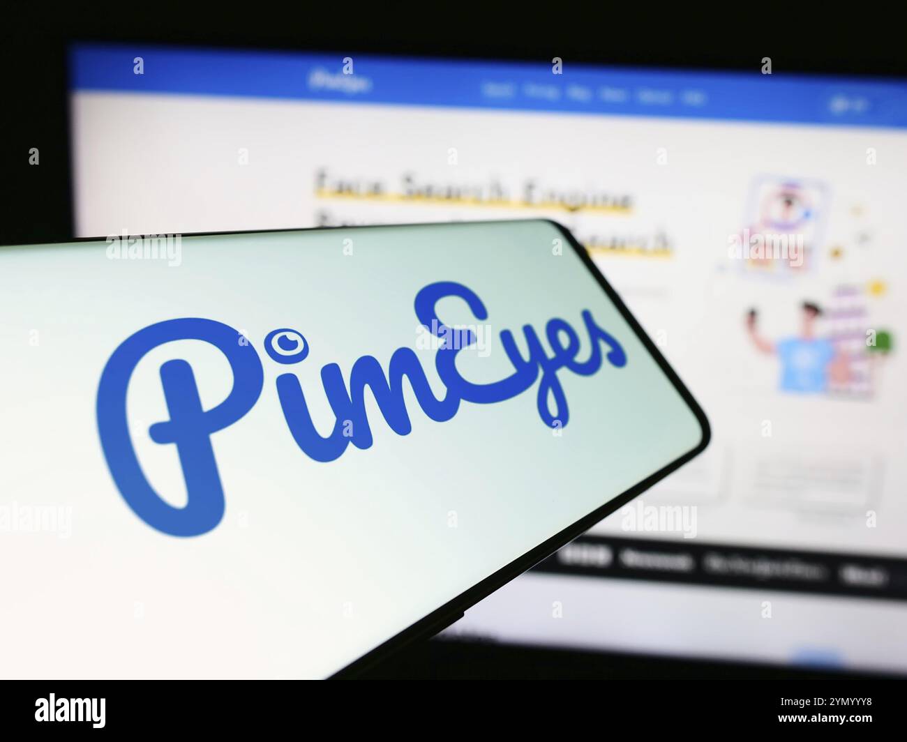 Stuttgart, Germany, 03-13-2024: Smartphone with logo of facial ...