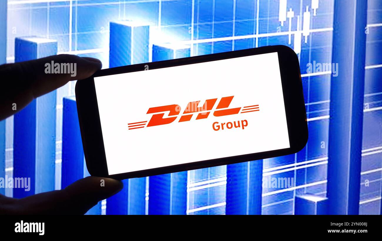 Dhl group logo hi-res stock photography and images - Alamy