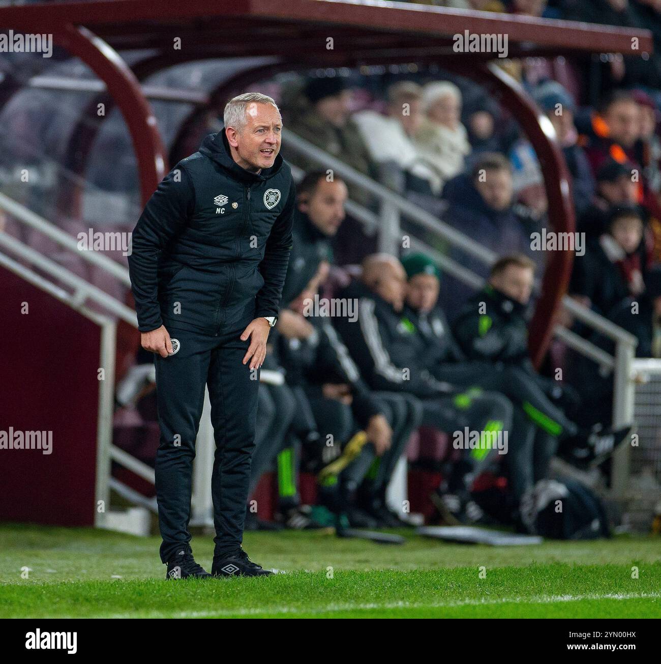 Tynecastle Park, Edinburgh, UK. 23rd Nov, 2024. Scottish Premiership ...