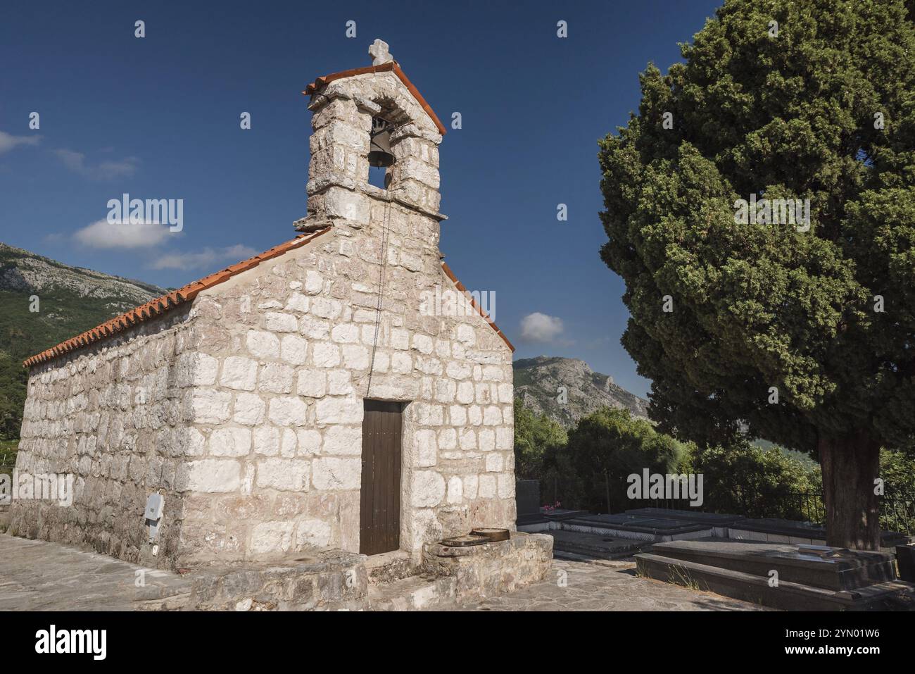 Monastery Gradiste in Buljarica, Montenegro, Europe Stock Photo - Alamy