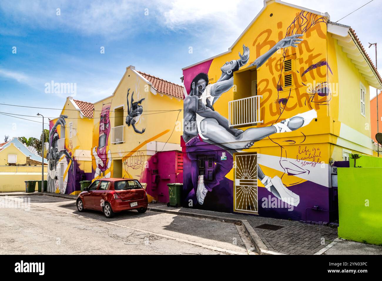 Life is a beautiful Struggle is the title of the work that the artist ...