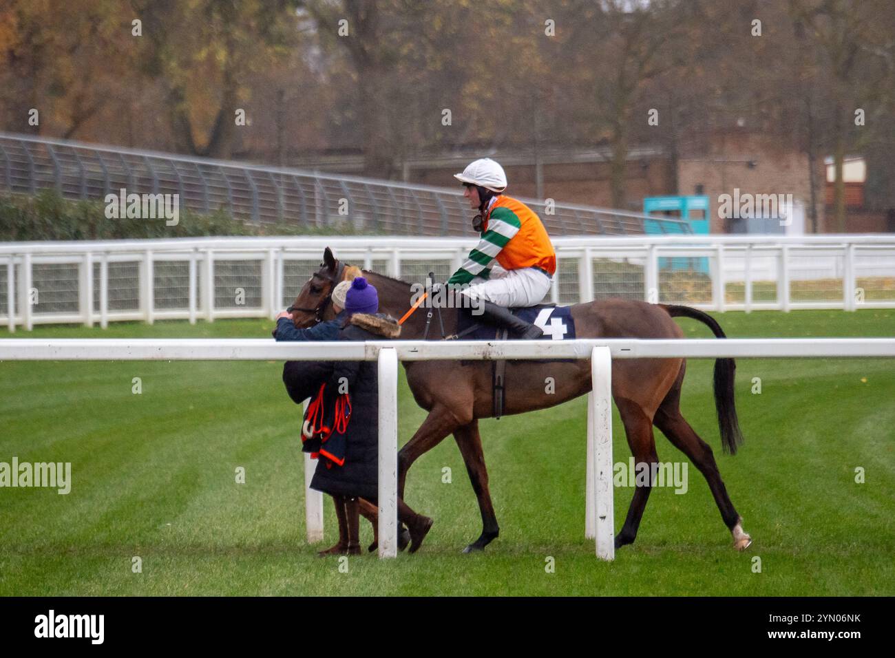 Ascot, Berkshire, UK. 23rd November, 2024. SCARLET O’TARA ridden by ...