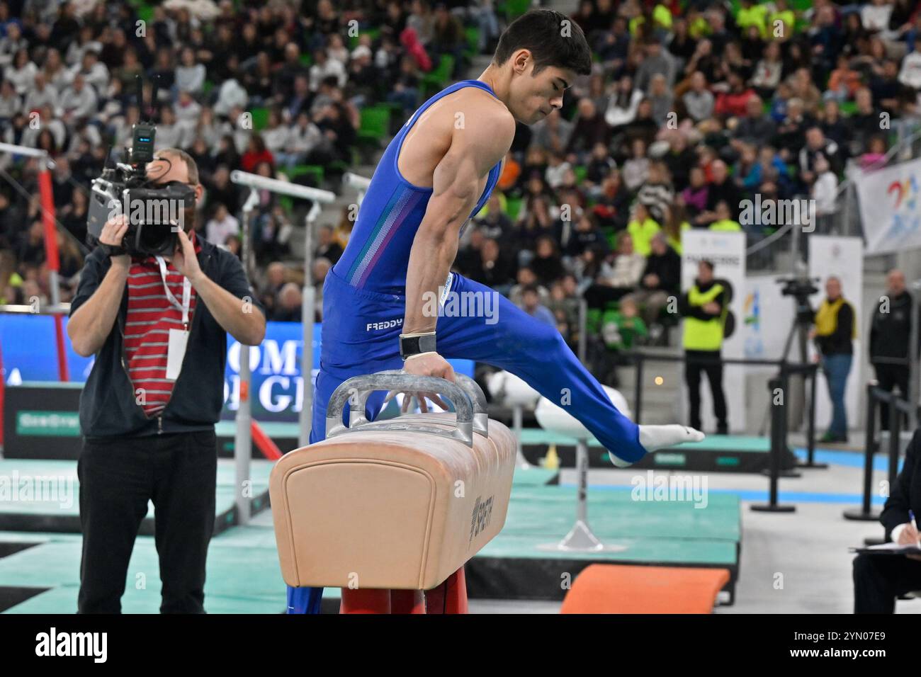 Yumin Abbadini (Aereonautica Militare) during Grand Prix di Ginnastica ...