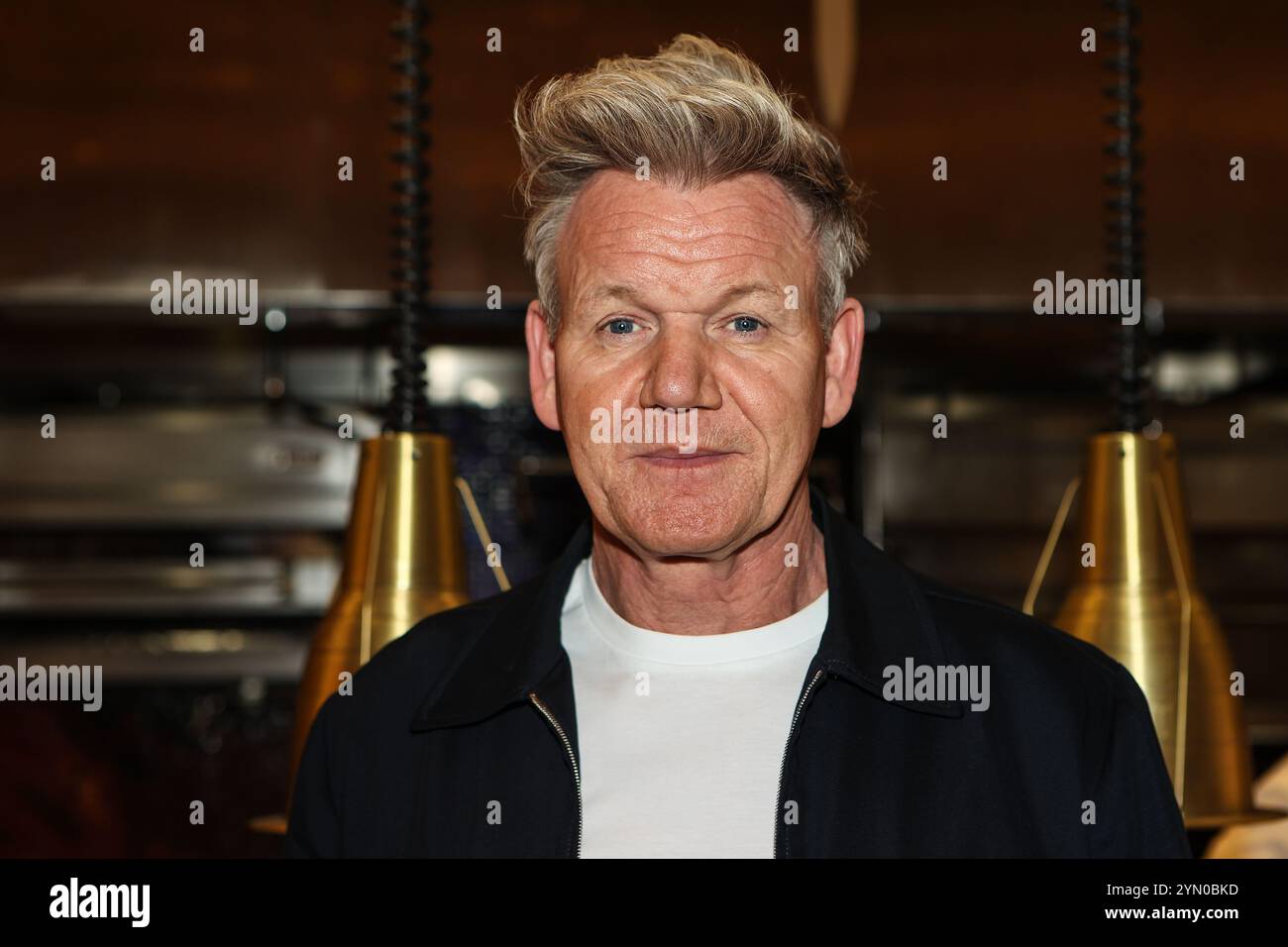 Las Vegas, NV, USA. 23rd Nov, 2024. Chef Gordon Ramsay poses for a ...