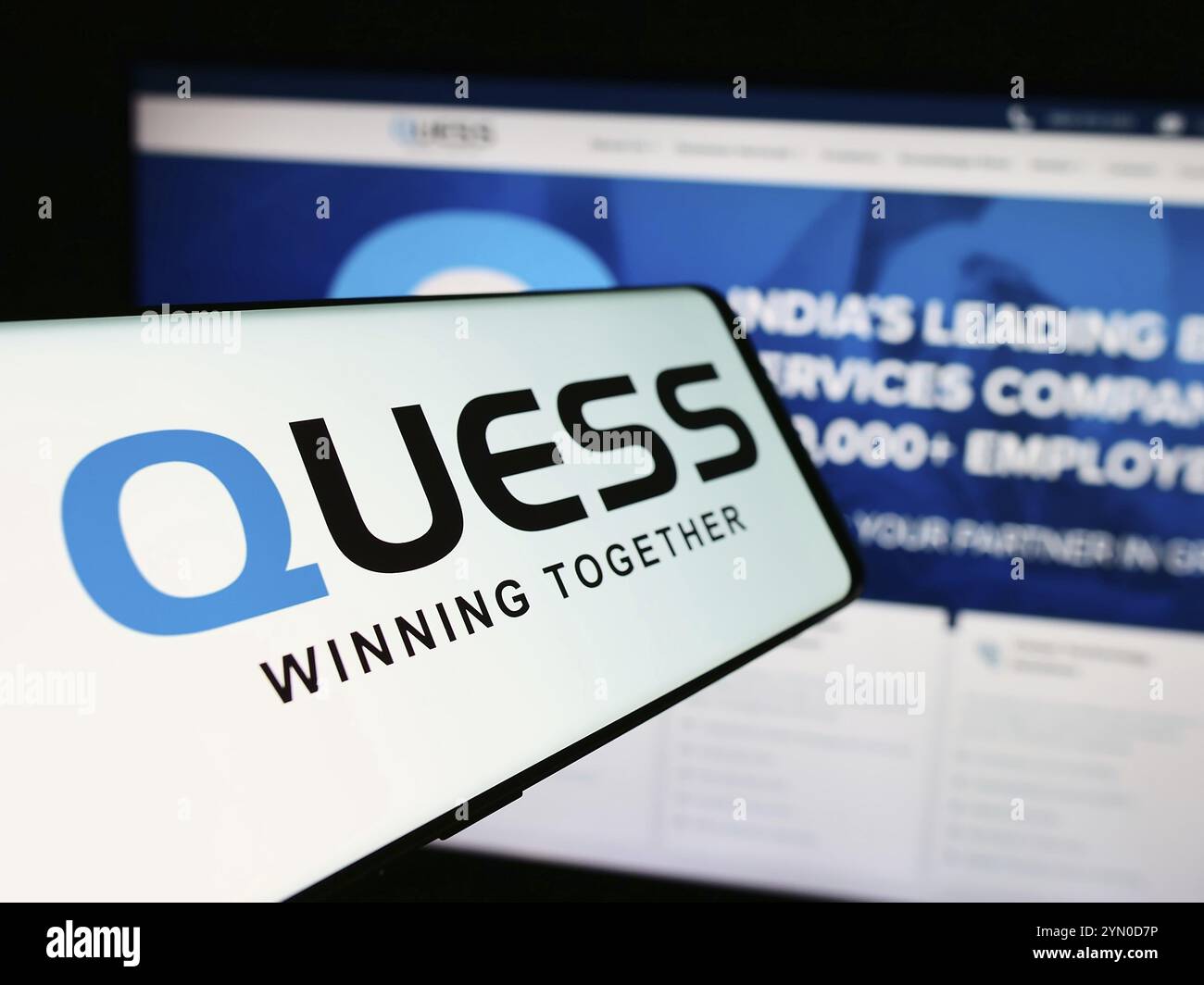 Quess logo hi-res stock photography and images - Alamy