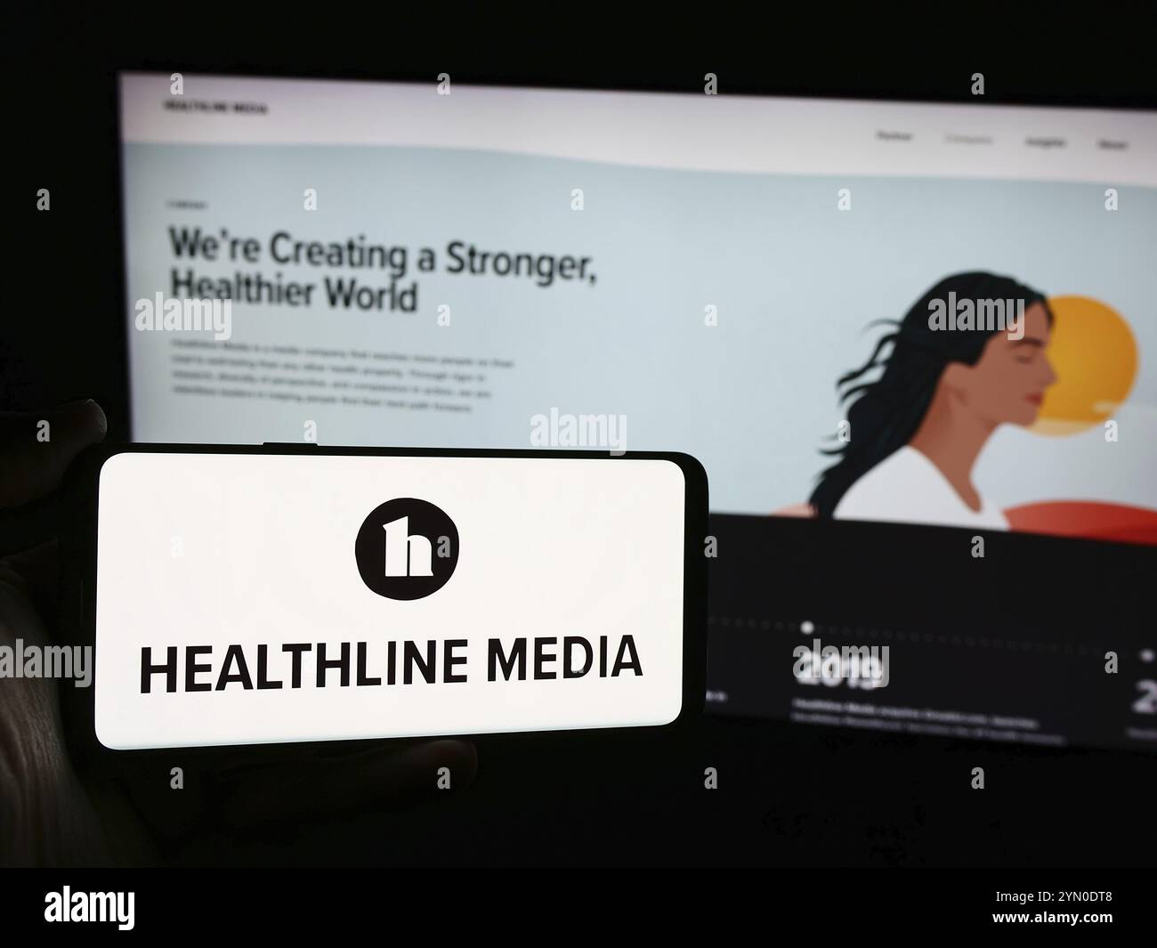 Healthline logo hi-res stock photography and images - Alamy