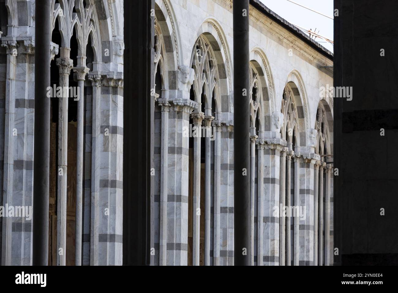 Famous Camposanto cemetery near the cathedral of Pisa, Italy, Europe ...
