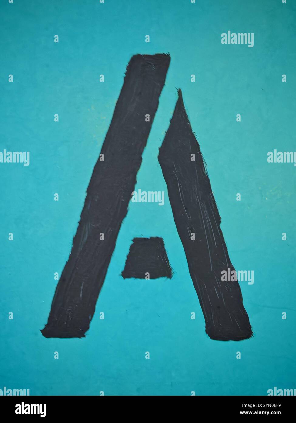 sign of the letter A, the first letter in the alphabet A, first letter ...