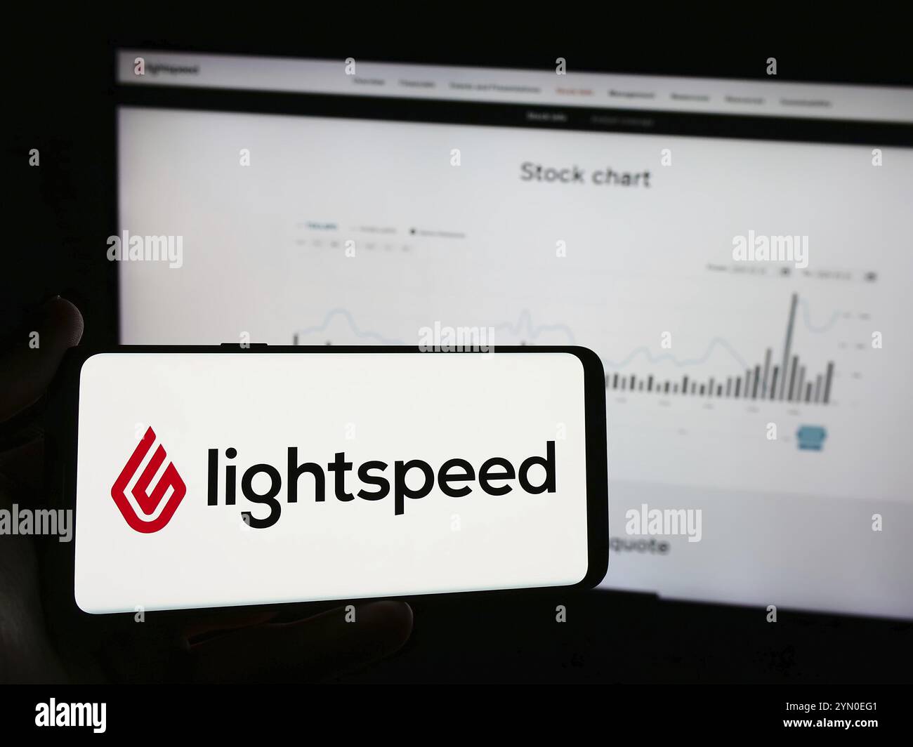 Lightspeed logo hi-res stock photography and images - Alamy
