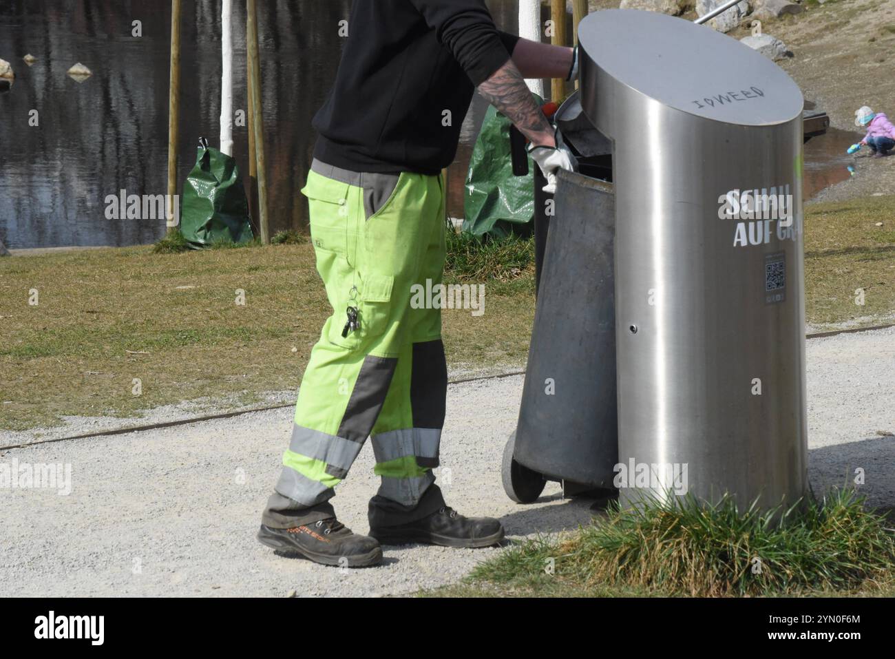 street sweeper and road cleaning as part of public service street ...