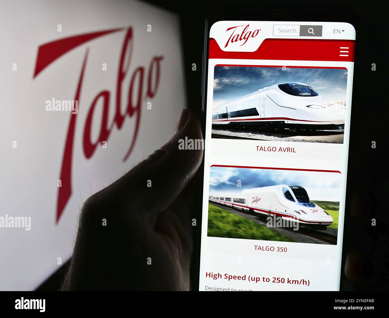 Talgo logo hi-res stock photography and images - Alamy
