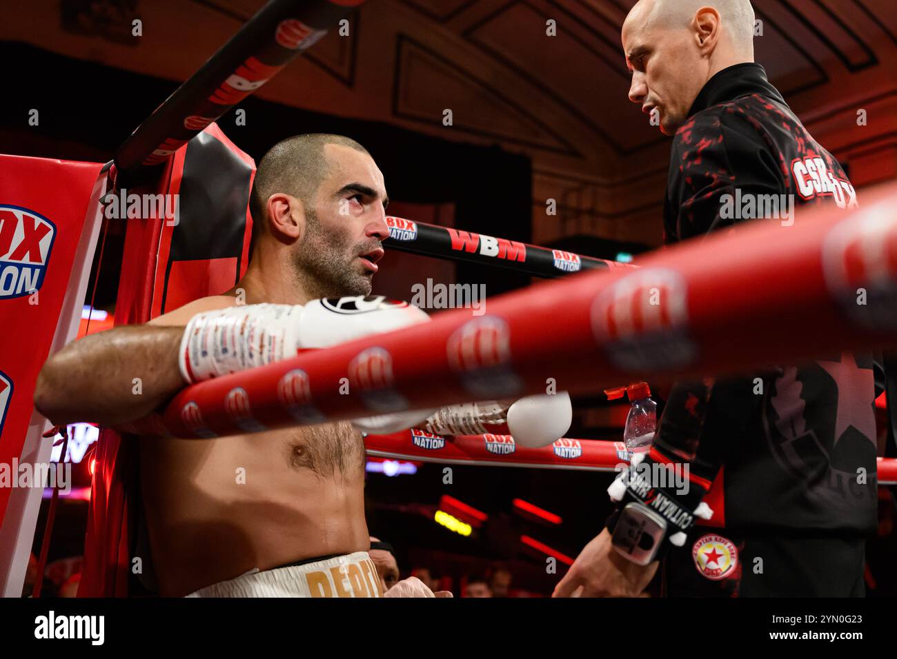 LONDON, UNITED KINGDOM. 22 Nov, 24. Alban Bermeta vs Leone Ospino ...