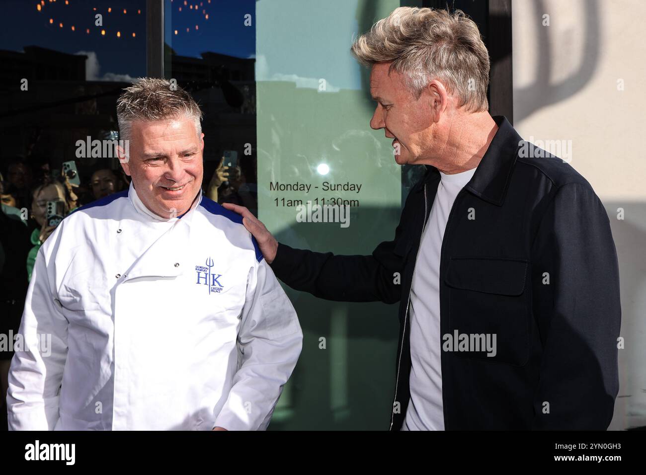 November 23, 2024: Chef Gordon Ramsay congratulates Keith from Toronto ...