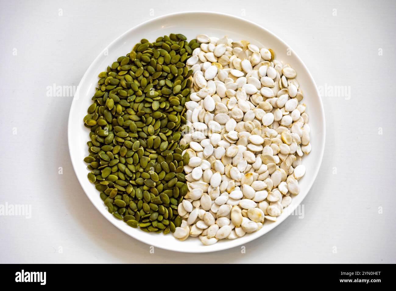 Pumpkin seeds in various versions, seed oil rich in nutrients for ...