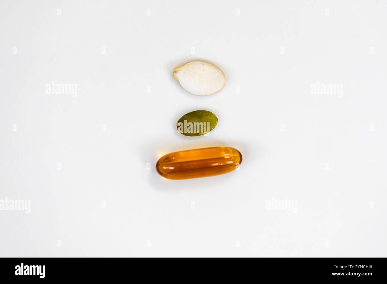 Pumpkin seeds in various versions, seed oil rich in nutrients for ...