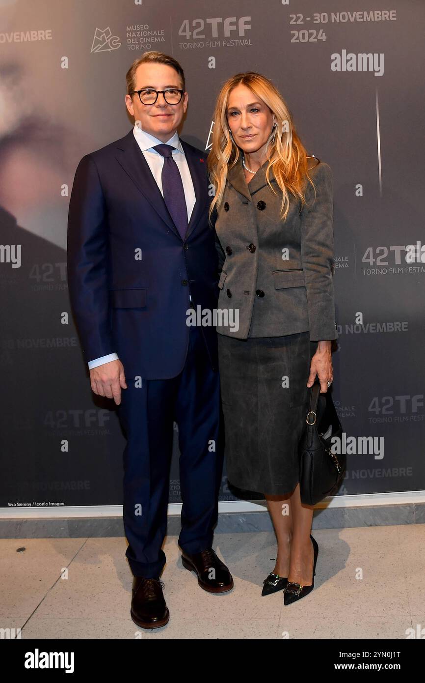 Turin: Cinema Massimo. Red carpet "The freshman". In the photo: Matthew ...