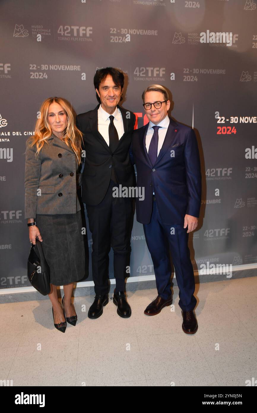 Turin: Cinema Massimo. Red carpet "The freschman". In the photo: Sara ...