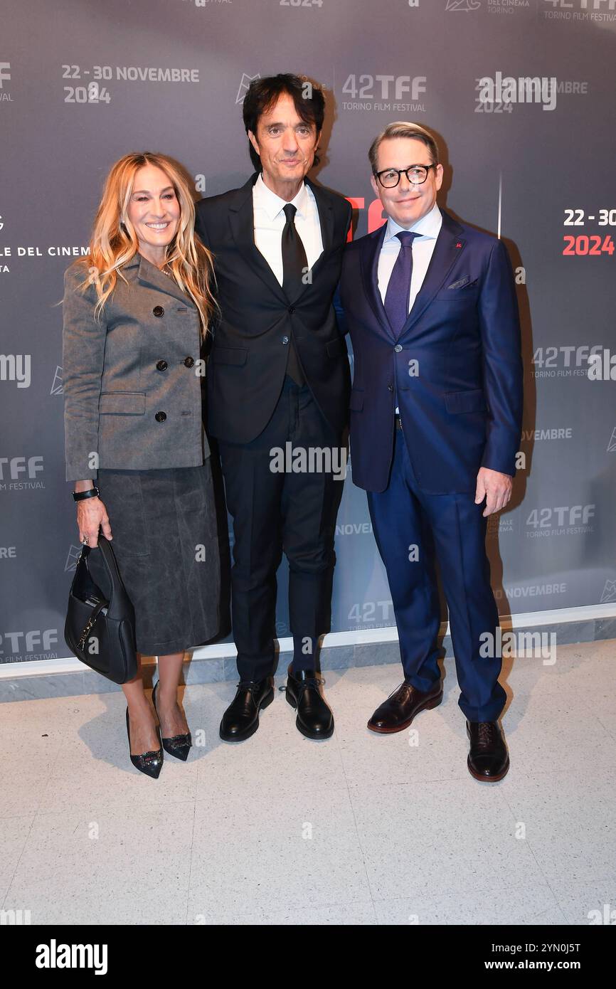 Turin: Cinema Massimo. Red carpet "The freschman". In the photo: Sara ...