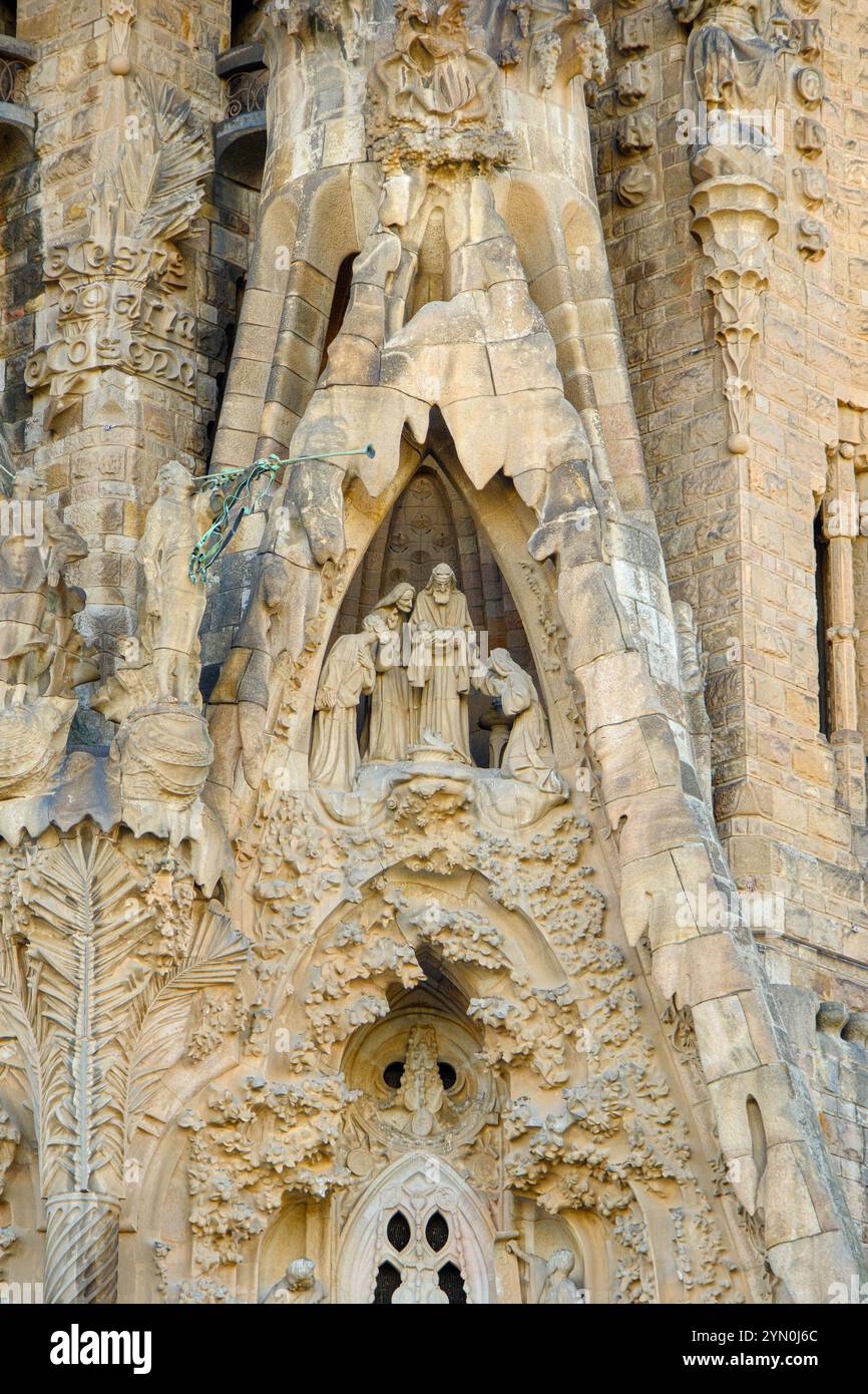 The Sagrada Fam lia, Antoni Gaudis iconic basilica, stands as an architectural marvel in ...