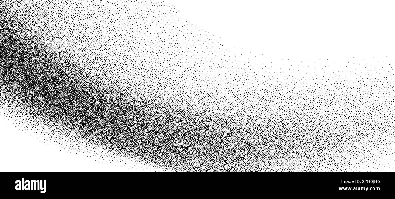 Dotwork abstract background, black grain texture, Abstract stipple sand ...