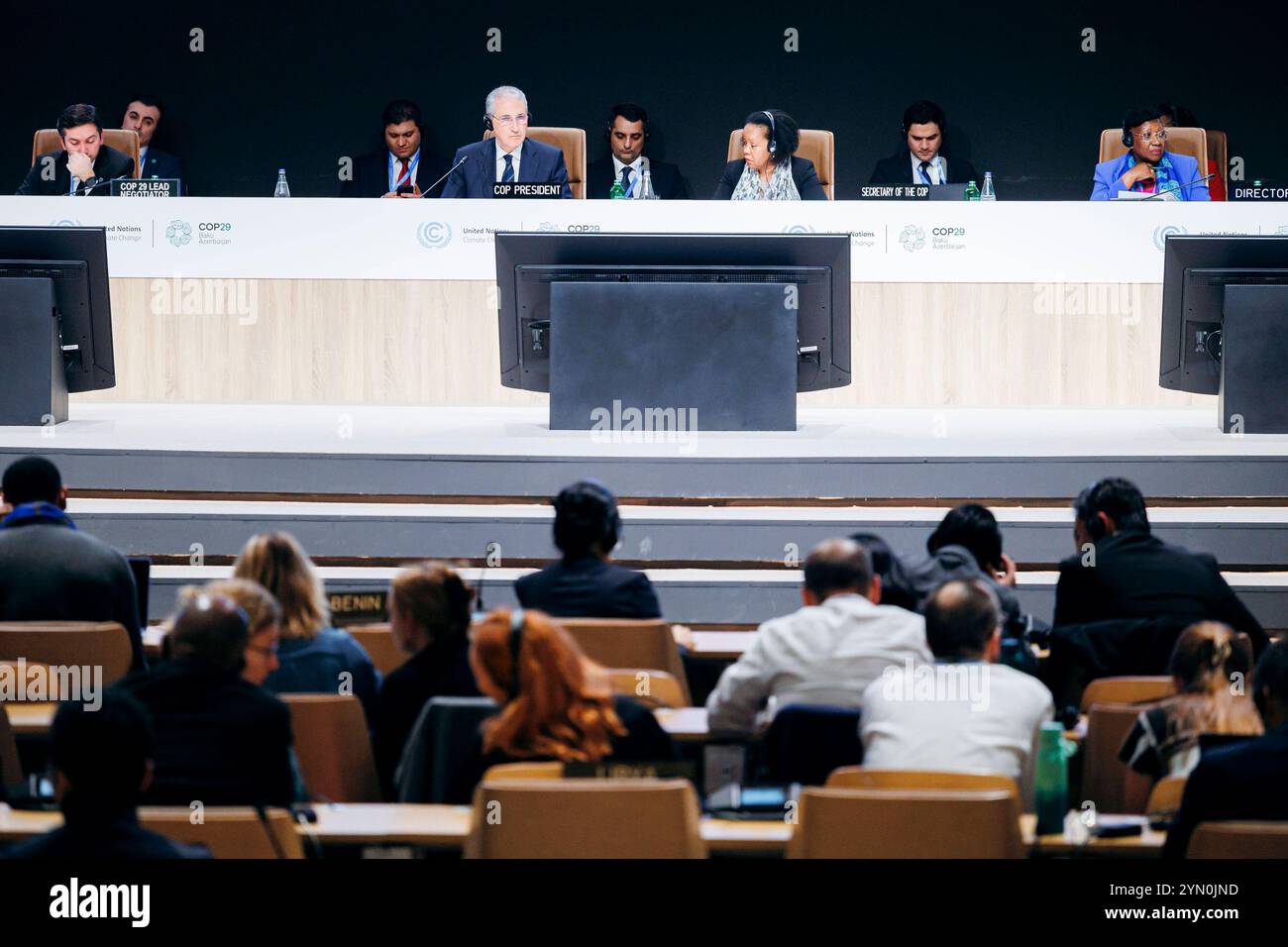 Mukhtar Babayev, COP29 President, aufgenommen im Rahmen der COP29 in Baku, 23.11.2024 ...