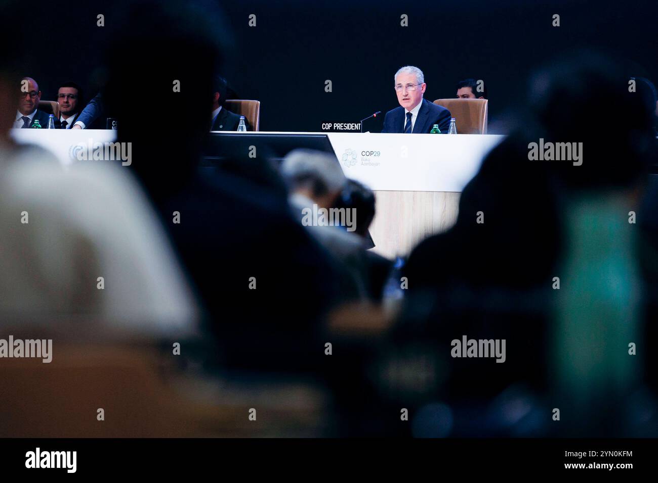 Mukhtar Babayev, COP29 President, aufgenommen im Rahmen der COP29 in Baku, 23.11.2024 ...
