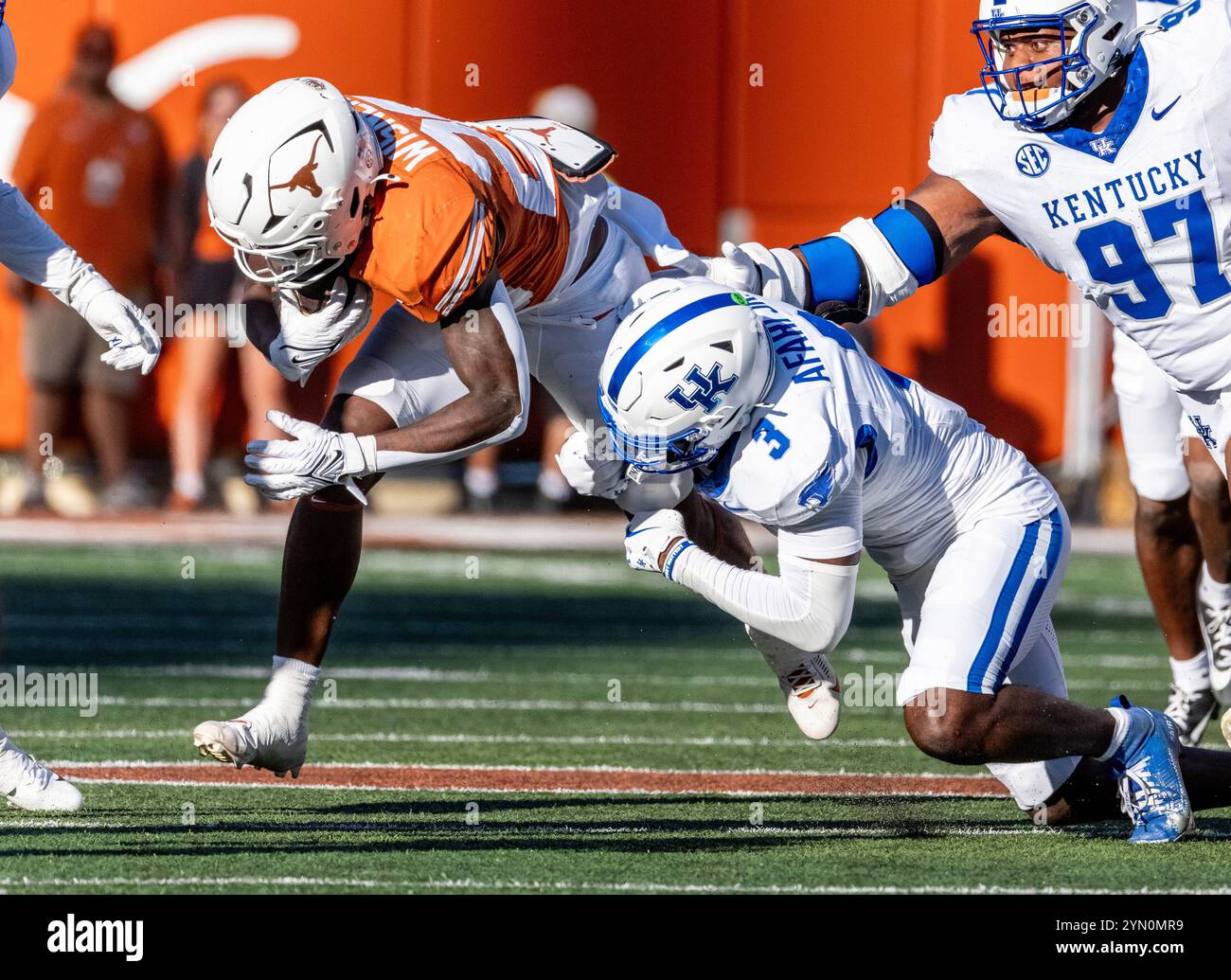 Nov 23, 2024.Quintrevion Wisner #26 of the Texas Longhorns in action vs ...