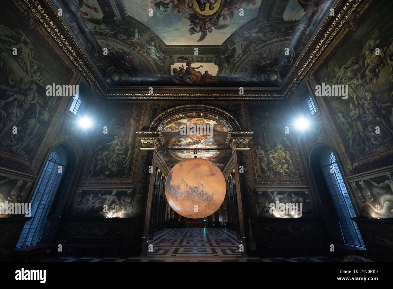 London, UK. 23rd November, 2024. Mars by Luke Jerram. A seven-meter ...