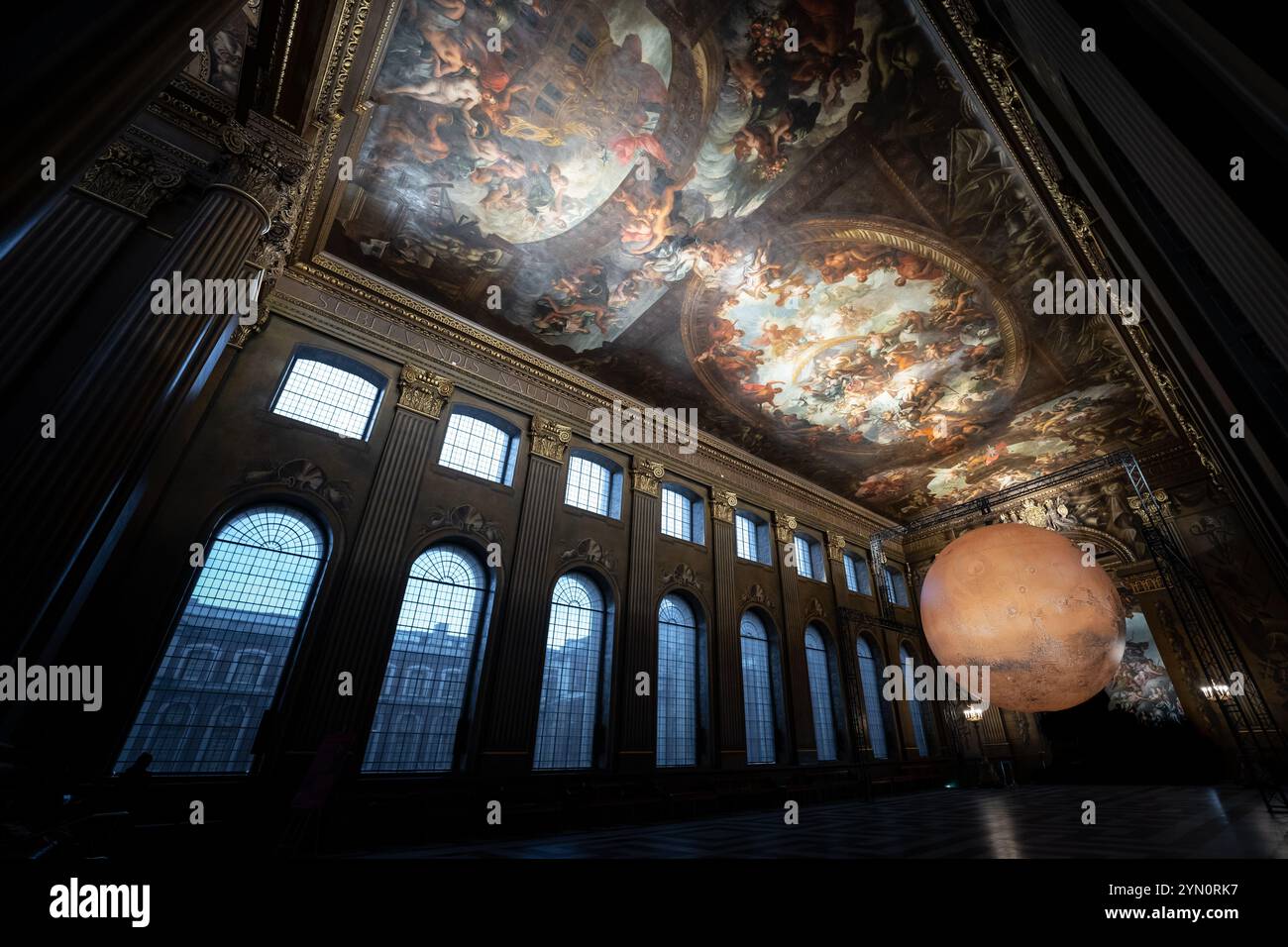 London, UK. 23rd November, 2024. Mars by Luke Jerram. A seven-meter ...