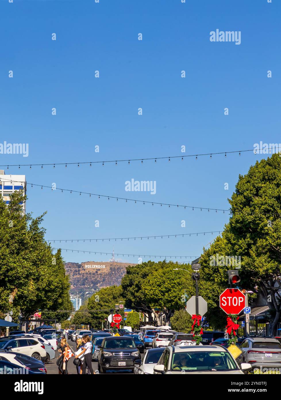 Los Angeles California USA - November 16, 2024: The Hollywood Sign ...