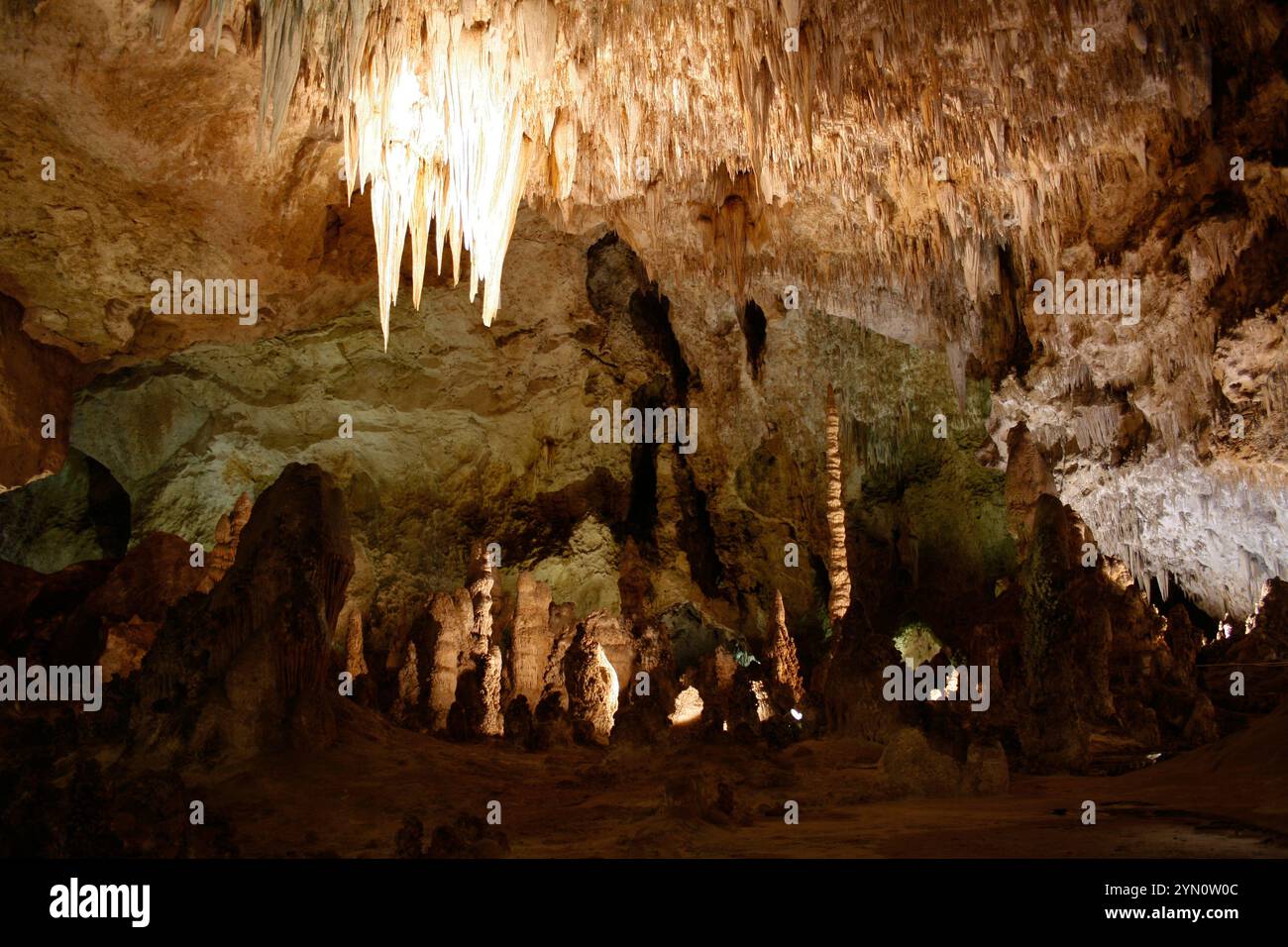 Inside Carlsbad Caverns in New Mexico Stock Photo - Alamy