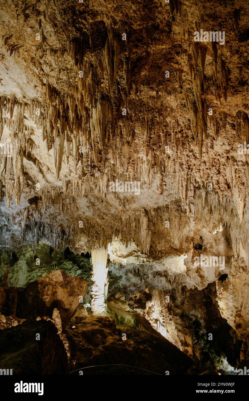 Inside Carlsbad Caverns in New Mexico Stock Photo - Alamy