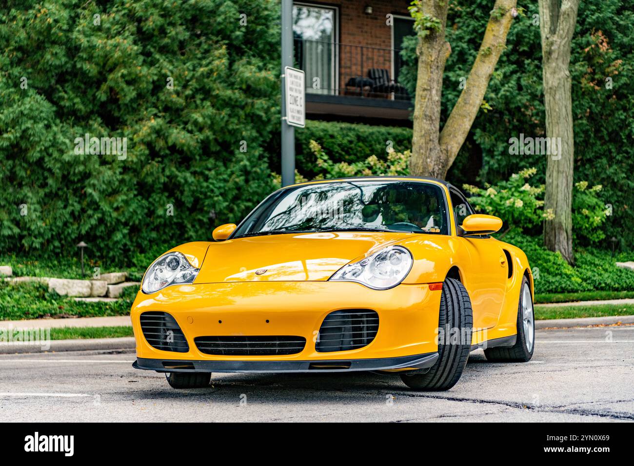 Chicago, Illinois - September 29, 2024: Porsche 911 turbo Carrera S ...
