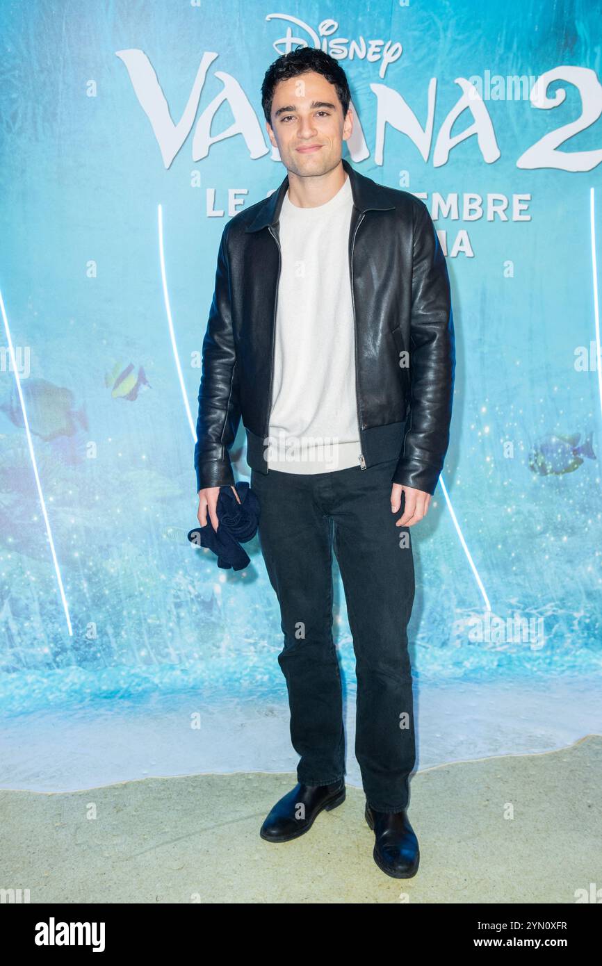 Paris, France. 23rd Nov, 2024. Tom Darmon attending the Vaiana 2 ...