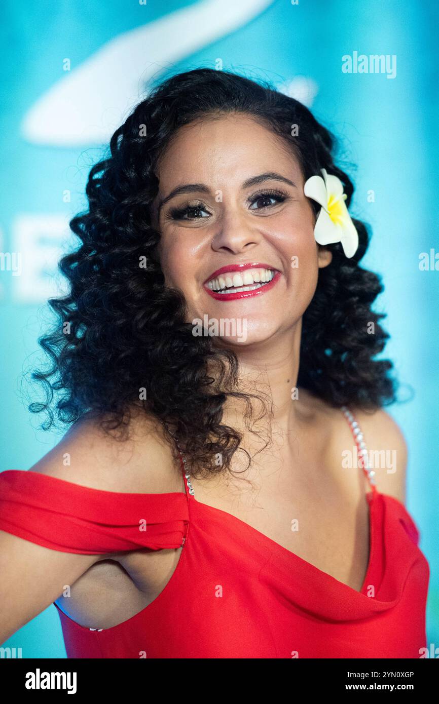 Paris, France. 23rd Nov, 2024. Cerise Calixte attending the Vaiana 2 ...