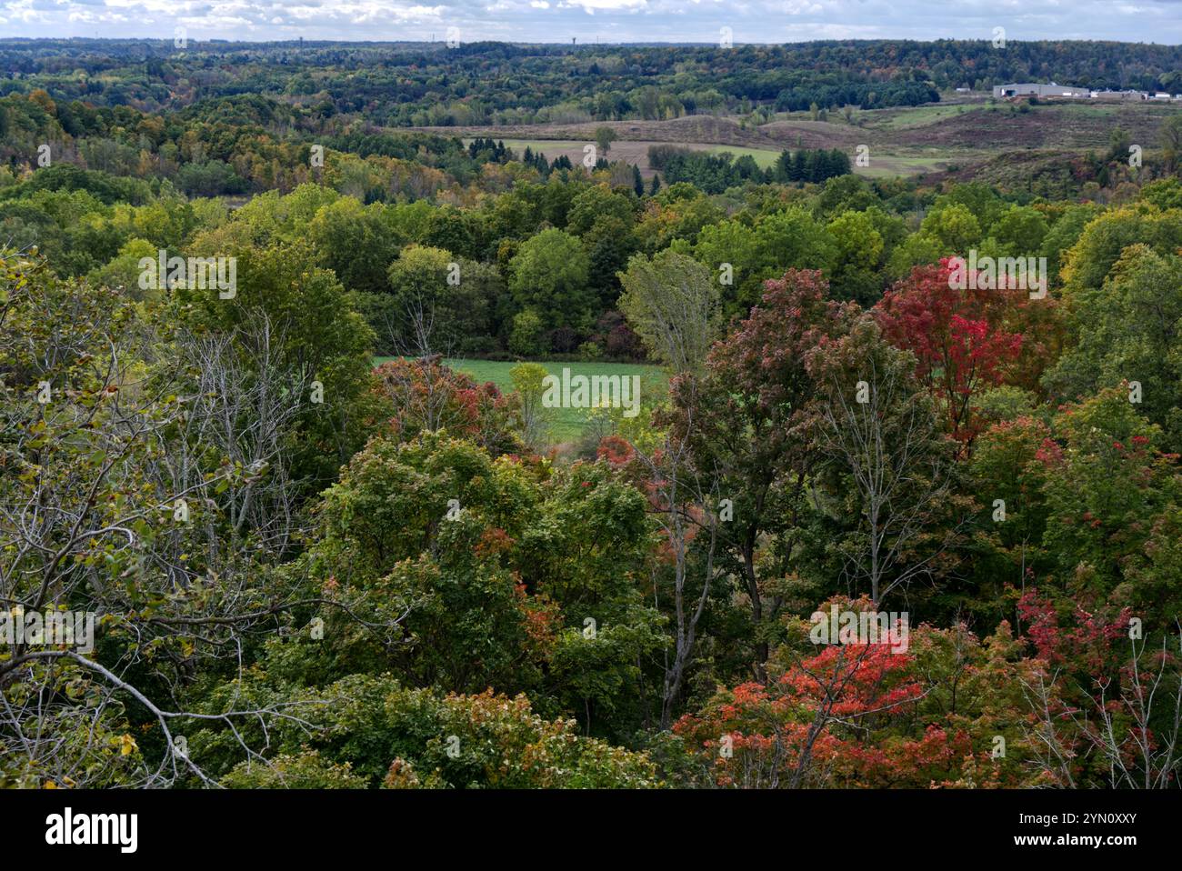 Ontario - View from Rattlesnake Point, Niagara Escarpment Stock Photo ...
