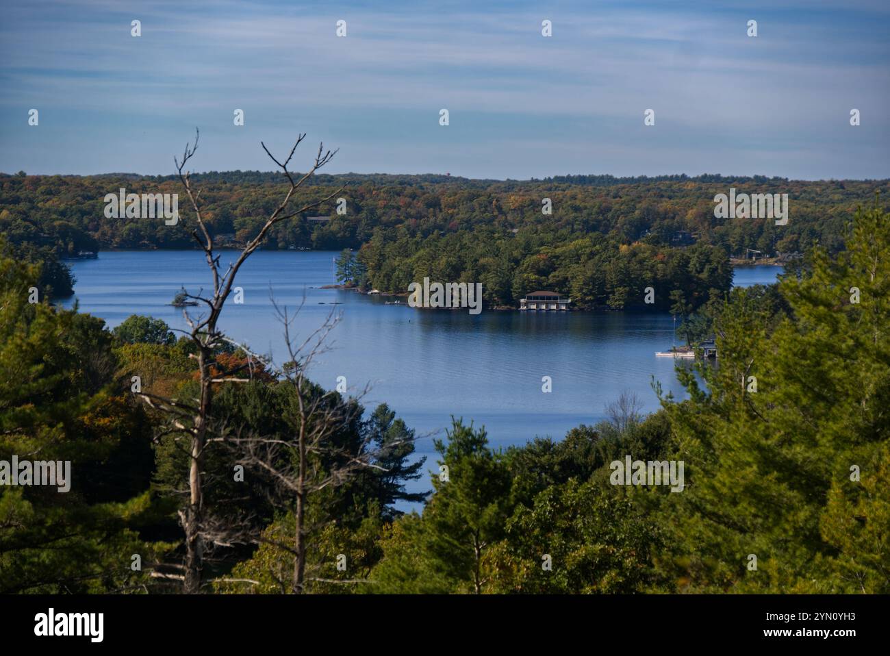 Ontario - Muskoka Lake from Huckleberry Rock Lookout Stock Photo - Alamy