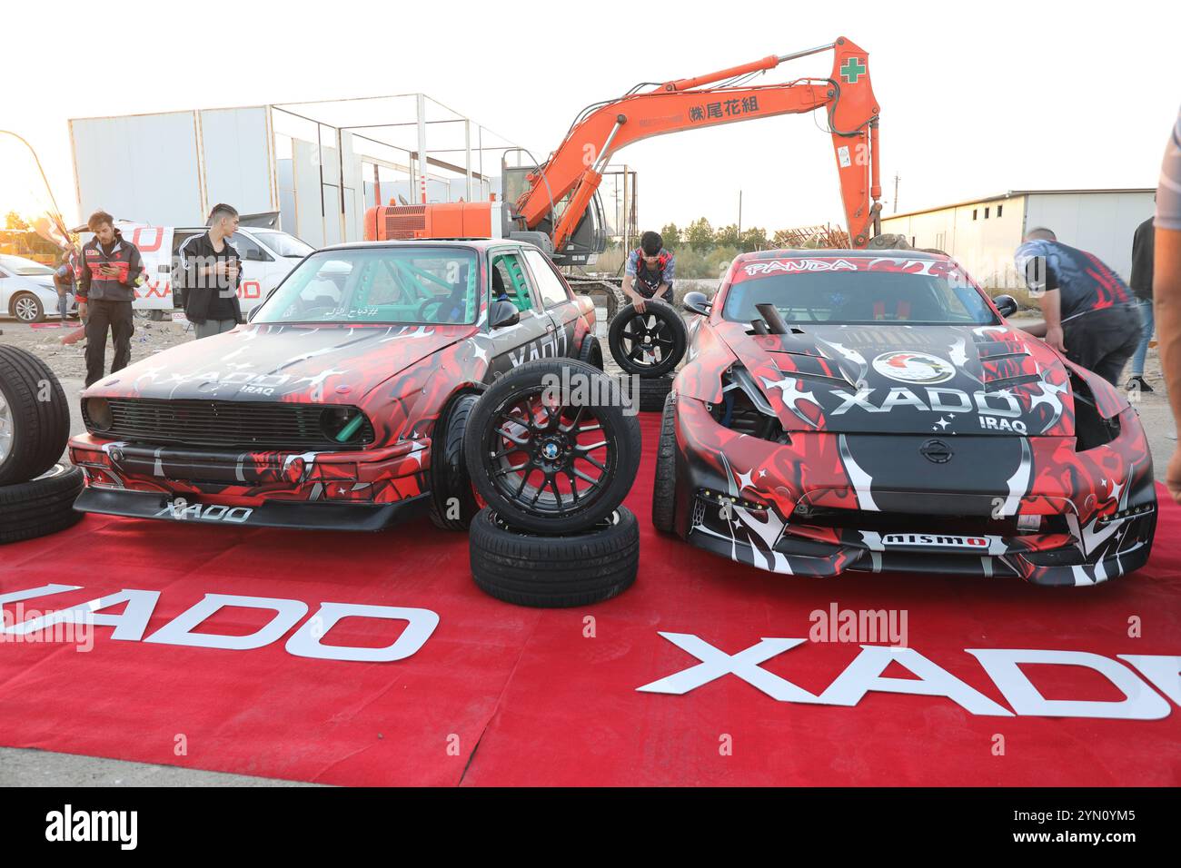 Baghdad, Iraq. 23rd Nov, 2024. Cars are on display during the Red Bull ...