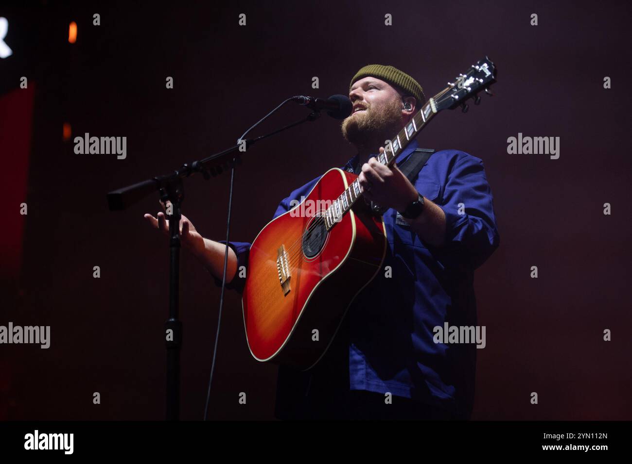 London, UK. 23 Nov 2024. Pictured: Scottish singer-songwriter Tom ...