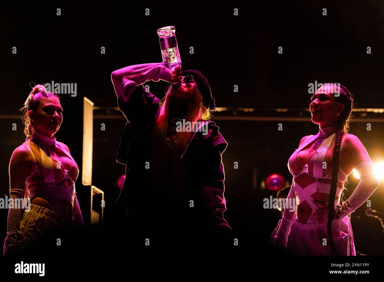 Mexican-American singer Snow Tha Product performs during the Coca-Cola ...