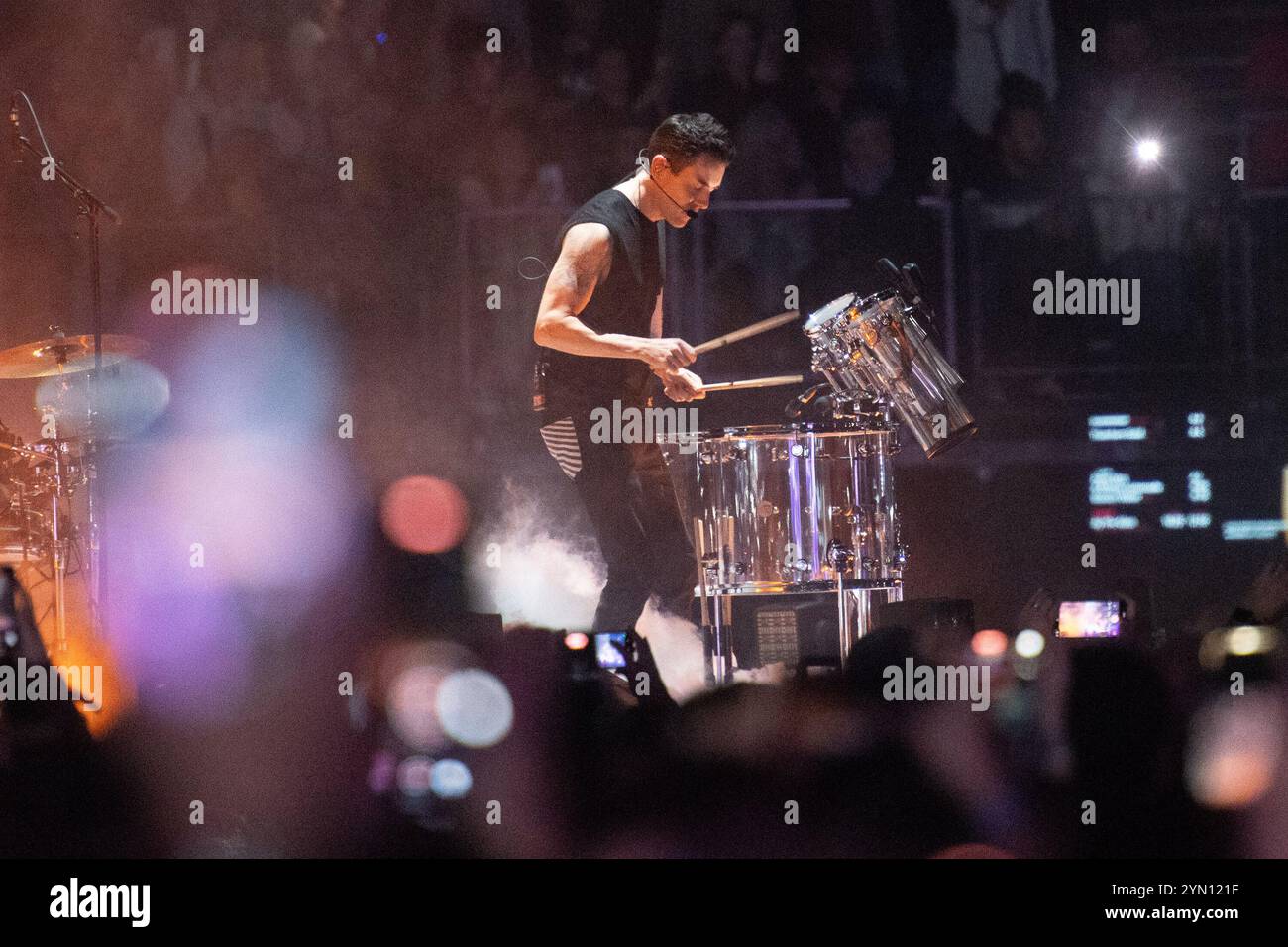 London, UK. 23 Nov 2024. Pictured: Drummer Glen Power of Irish rock ...
