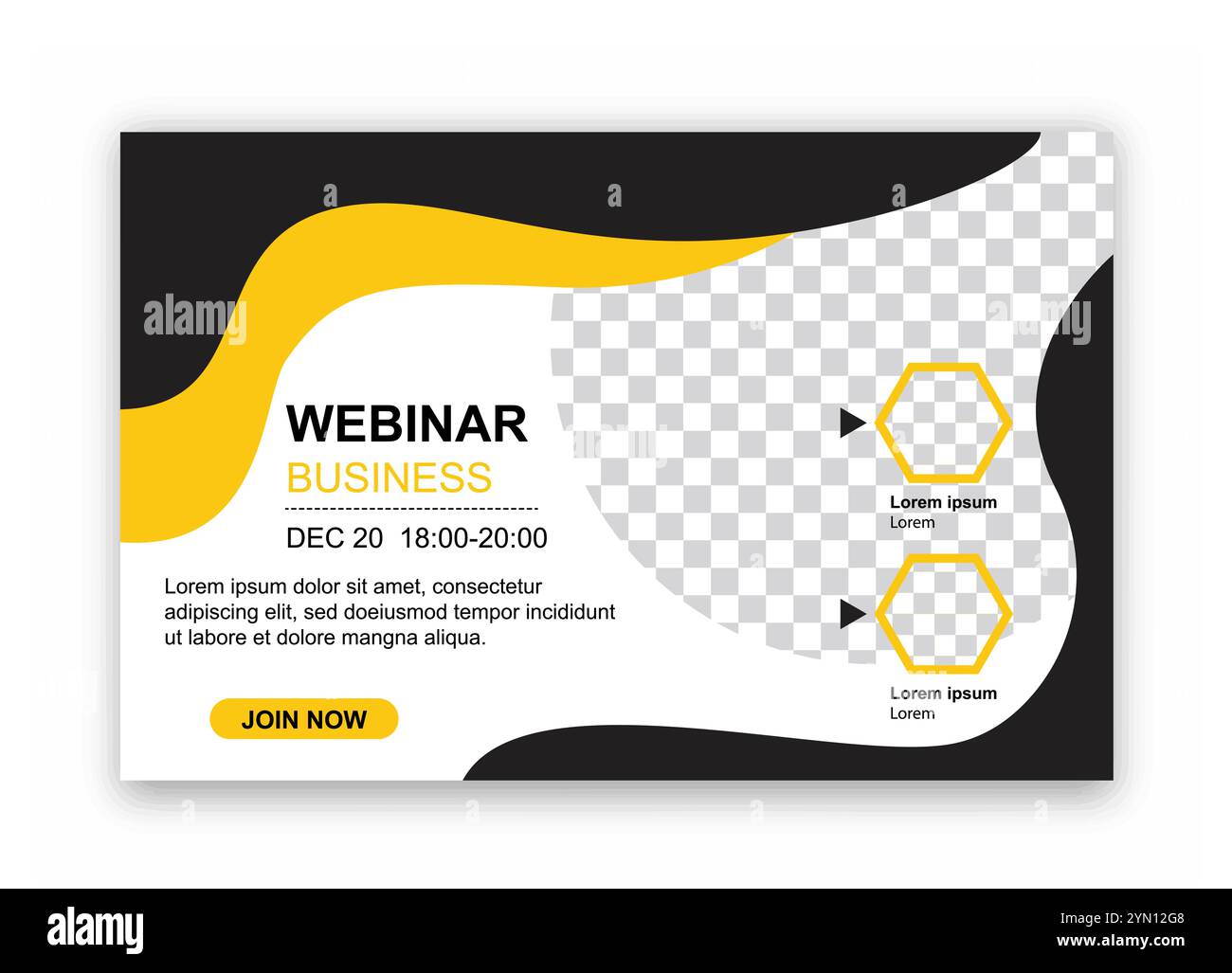 Webinar conference banner. Corporate flyer and booklet. Template for ...