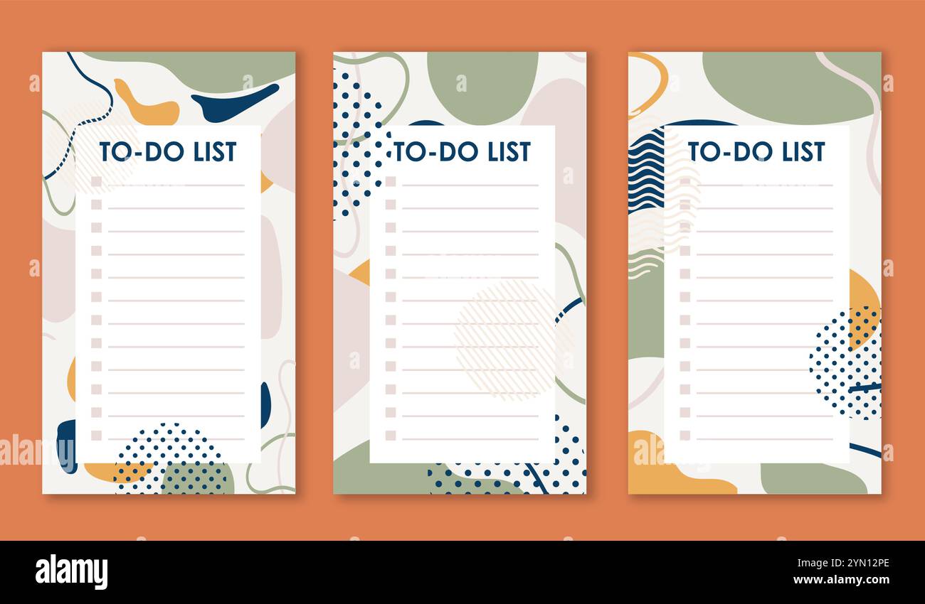To do lists collection. Reminder and blank list sheets. Planning and ...