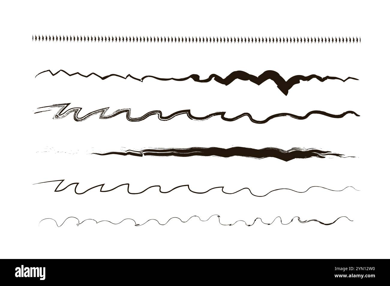 Straight line to curved line pencil Stock Vector Images - Alamy