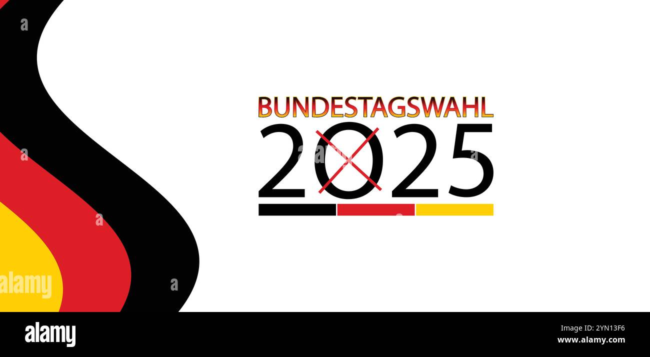 A Historic Election The Bundestagswahl on 23rd February 2025 Stock ...