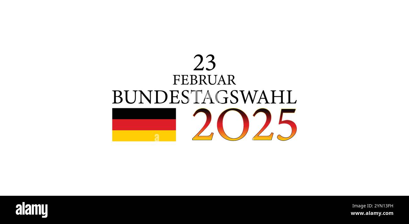 A Historic Election The Bundestagswahl on 23rd February 2025 Stock ...