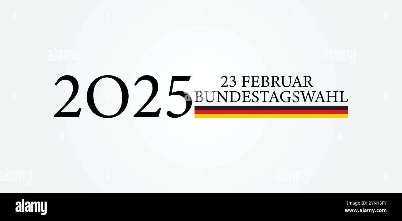 A Historic Election The Bundestagswahl on 23rd February 2025 Stock ...
